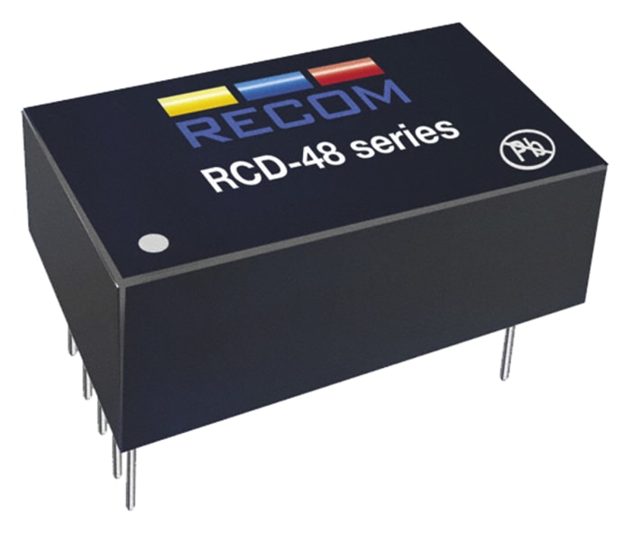 RCD-48-0.50 Recom | Recom LED Driver, 28W Output, 500mA Output, Constant Current Dimmable | 828 ...