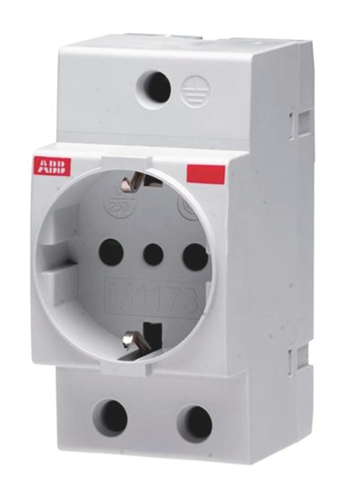 2CSM112000R0701 M1173-L ABB | ABB Grey 1 Gang Plug Socket, 16A, Type L ...