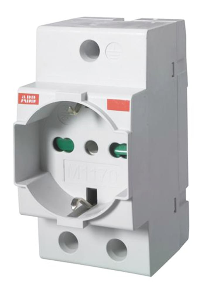 2CSM210000R0701 M1170 ABB | ABB Grey 1 Gang Plug Socket, 16A, Type L ...