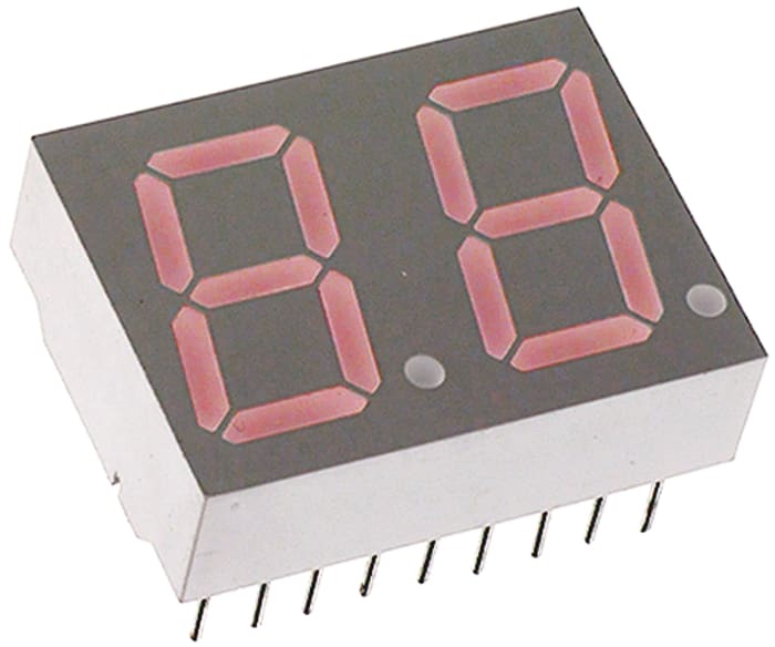 HDSP-523E Broadcom | HDSP-523E Broadcom 2 7 Segment LED Display Cathode ...