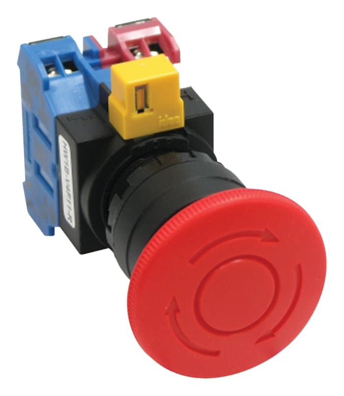 HW1B-V4F11-R Idec | Idec HW Series Red Emergency Stop Push Button, 1NC ... HW1B-V4F11-R Idec | Idec HW Series Red Emergency Stop Push Button, 1NC ...