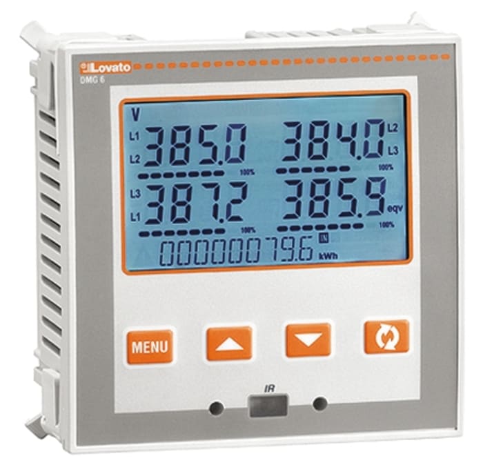 DMG600 Lovato | Lovato 1, 2, 3 Phase LCD Energy Meter | 833-2695 | RS ... DMG600 Lovato | Lovato 1, 2, 3 Phase LCD Energy Meter | 833-2695 | RS ...