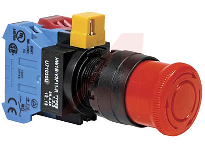 HW 1B-V3F02-R Idec | Idec HW Emergency Stop Push Button, Panel Mount ... HW 1B-V3F02-R Idec | Idec HW Emergency Stop Push Button, Panel Mount ...