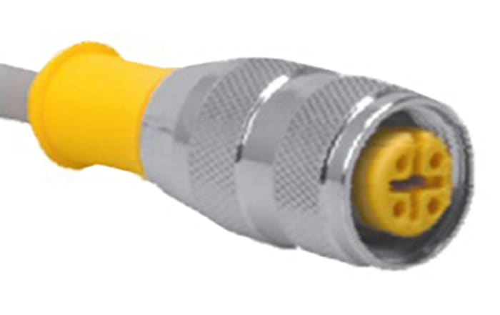 RK 4.41T-15 Turck | Cable de conexión Turck, con. A M12 Hembra, 4 polos ...