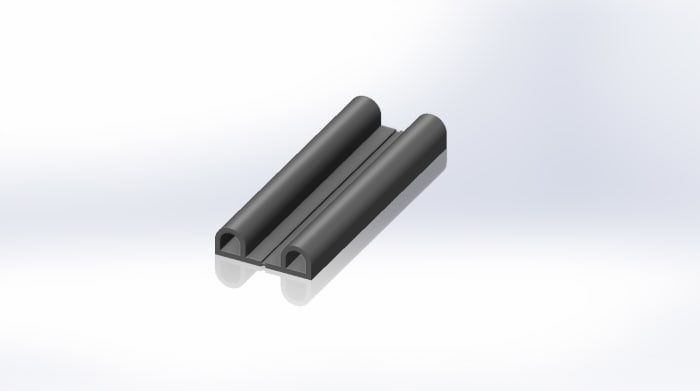 RS PRO | RS PRO Black EPDM Edging strip, 20m | 837-2117 | RS Components