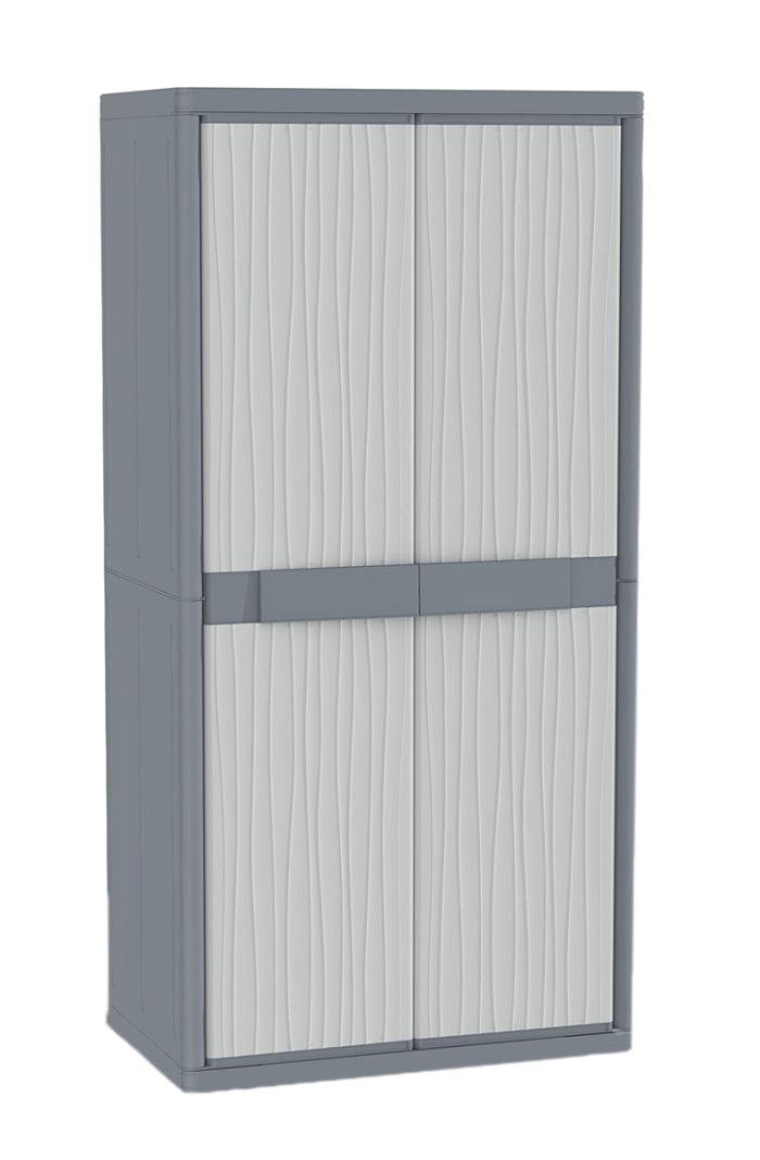 RS PRO | RS PRO 2 Door PP Floor Standing Storage Cabinet, 1800 x 897 x ...