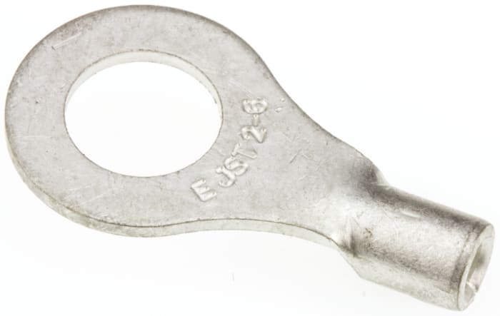 2-6 JST | JST, R Uninsulated Ring Terminal, 6 mm Stud Size 16 AWG 14 ...