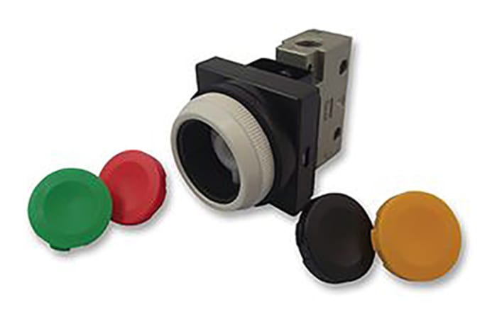 VM120-N01-30RA SMC | SMC Push Button 1/2 Pneumatic Manual Control Valve VM100 Series, NPT 1/8, 1 ...