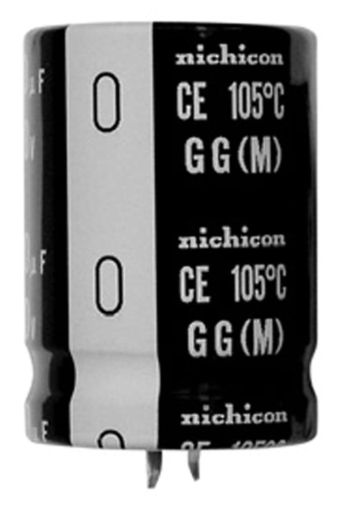 LGG2G681MELC40 Nichicon | Nichicon 680 μF Capacitor 400V dc, Snap-in ...