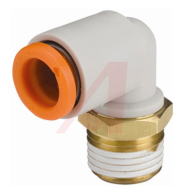 KQ2L07-35A SMC | SMC KQ2 Series Elbow Threaded Adaptor, NPT 1/4 Male to ... KQ2L07-35A SMC | SMC KQ2 Series Elbow Threaded Adaptor, NPT 1/4 Male to ...