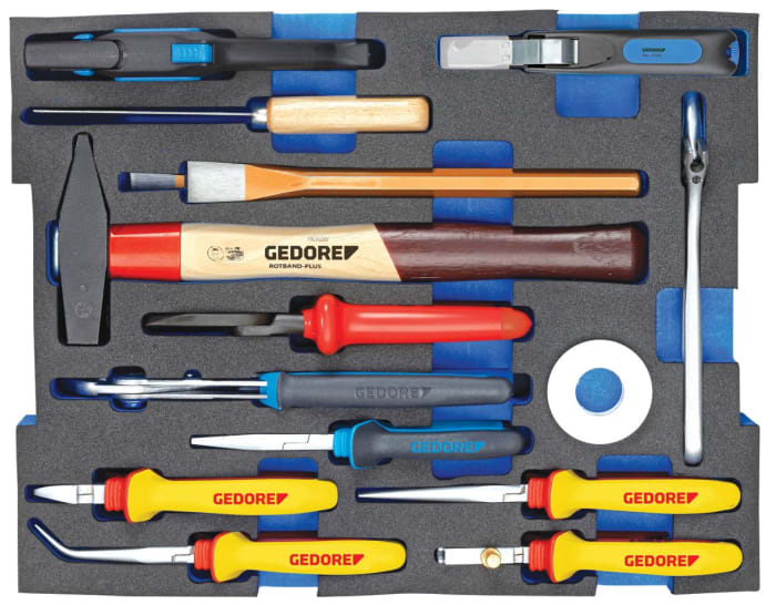 2658208 Gedore | Gedore 36 Piece Electricians Tool Kit with Pouch, VDE ...
