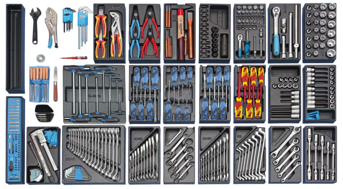 2657716 Gedore | Gedore 326 Piece Maintenance Tool Kit with Tool Chest ...