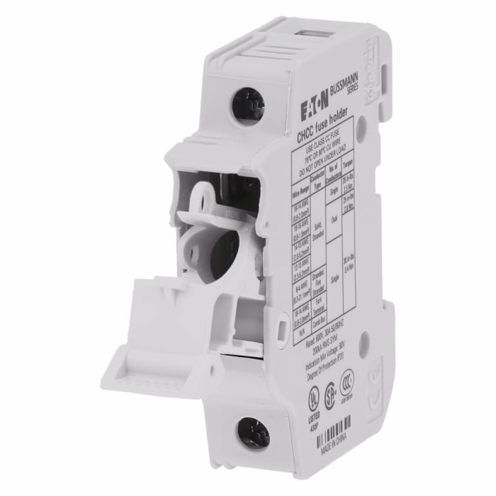 CHCC1DU Eaton | Eaton 30A Rail Mount Fuse Holder for 10 x 38mm Fuse, 1P ...