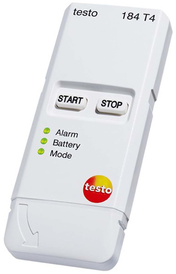 0572 1844 Testo | Testo 184-T4 Temperature Data Logger, NFC, USB, 1 ...