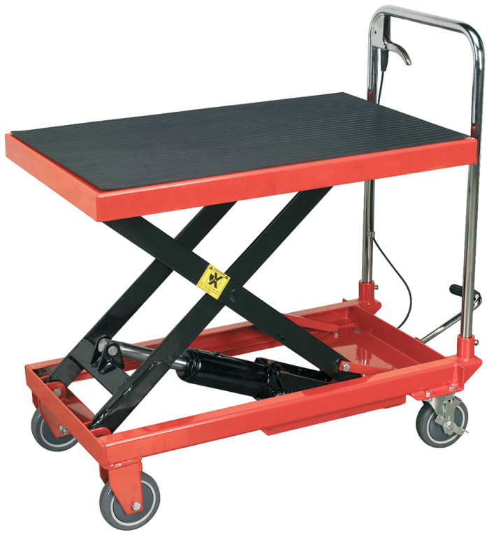 RS PRO | RS PRO Flatbed Steel Platform Trolley, 820 x 520 x 770mm ...