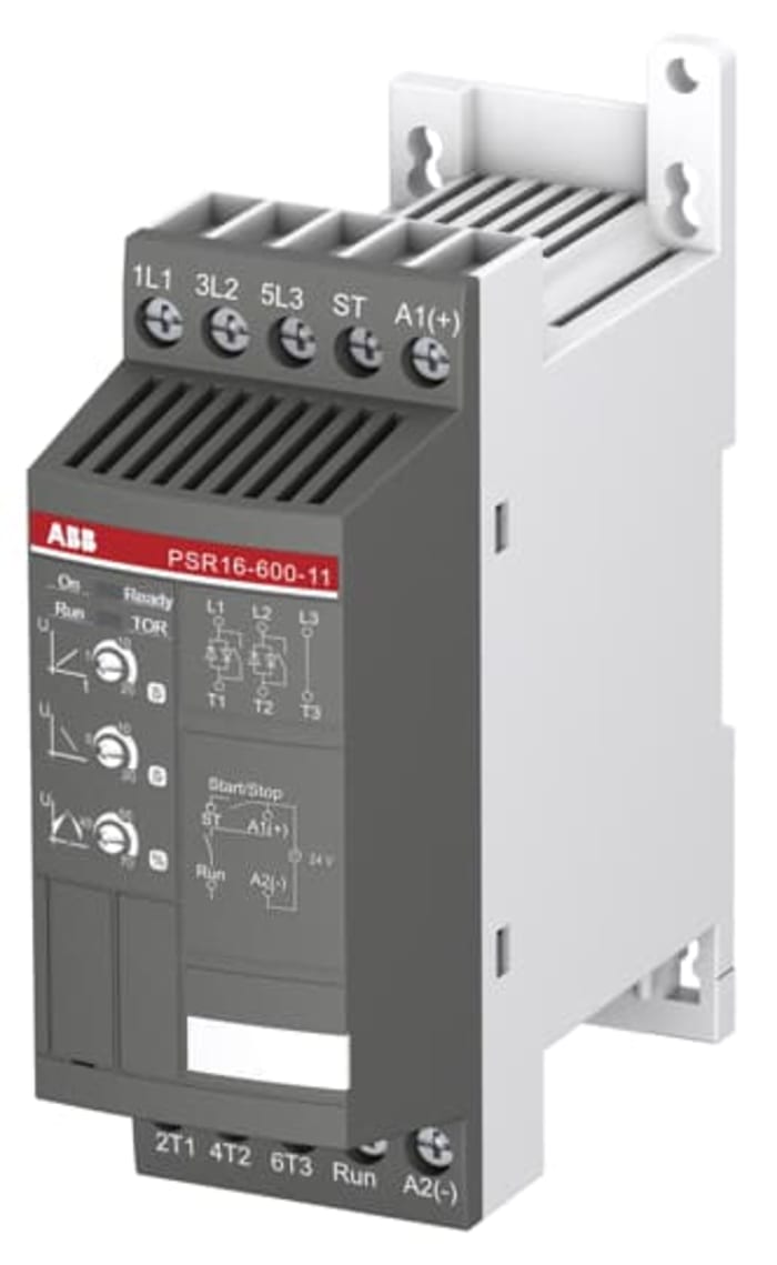 1SFA896107R1100 ABB | ABB Soft Starter, , 7.5 kW, 208 → 600 V ac, 3 ...