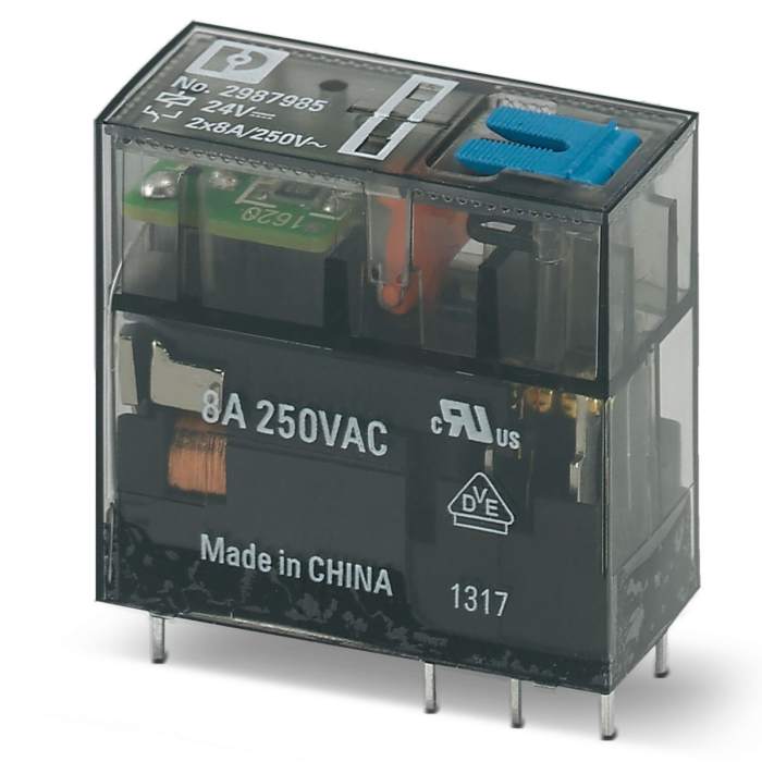 2987985 Phoenix Contact | Phoenix Contact Plug In Power Relay, 24V dc ...