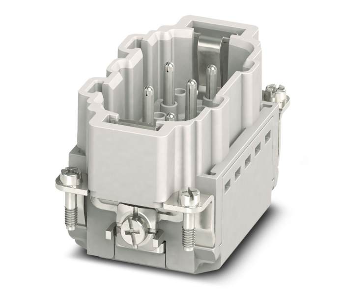 1407739 Phoenix Contact | Phoenix Contact Heavy Duty Power Connector Insert, 16A, HC-HV03-I-PT-M ...