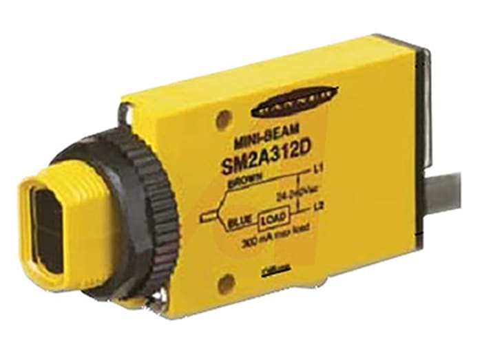 SM312LVAG Banner | Banner Retroreflective Photoelectric Sensor, Block ...