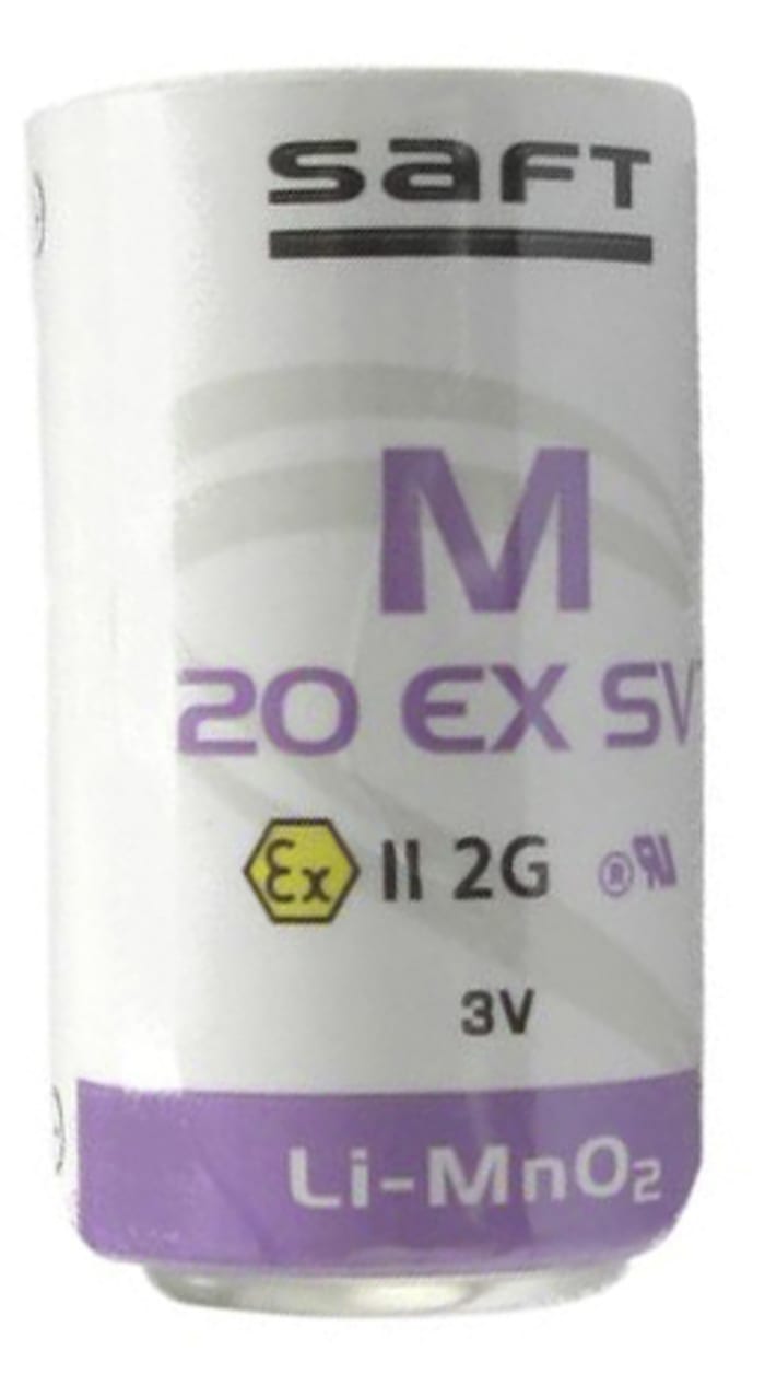 M20 EX SV Saft | Saft 3V Lithium Manganese Dioxide D Battery | 860-2812 ...