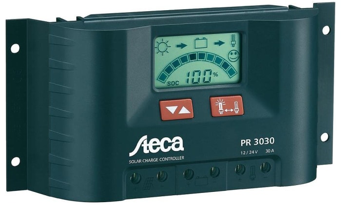 PR3030 Steca | Steca 12 V, 24 V 30A Solar Charge Controller | 860-2881 | RS