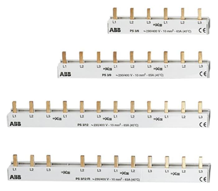 PS2/58SP ABB | ABB 2 Phase Busbar, 58 Module, 277V ac | 862-0110 | RS ...