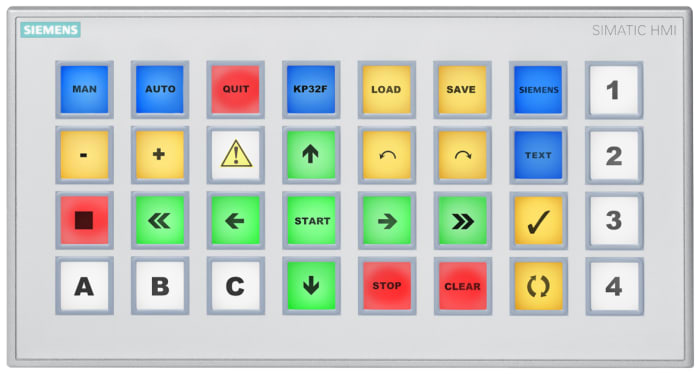 6AV3688-3EH47-0AX0 Siemens | Siemens SIMATIC Series HMI Key Panel ...