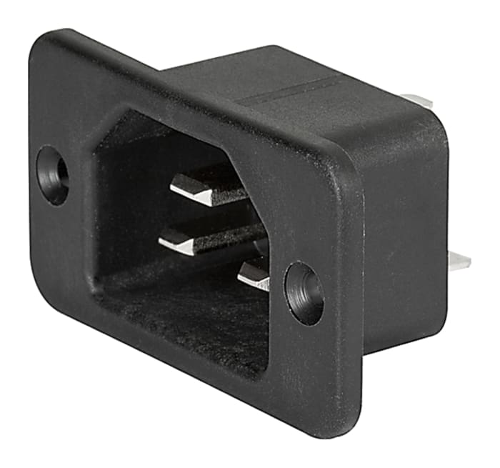 6173.0003 Schurter | Schurter C22 Panel Mount IEC Connector Male, 16A ...