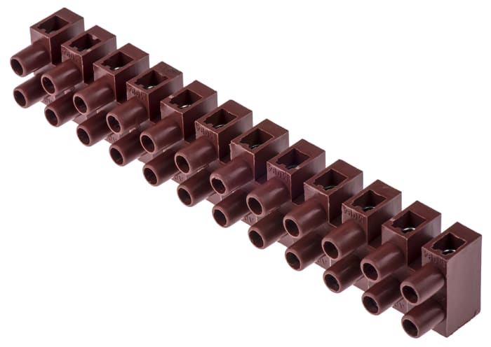 RS PRO | RS PRO Non-Fused Terminal Block, 12-Way, 4 mm² Wire, Screw ...
