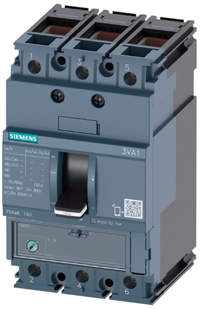 3VA1150-4EE36-0AA0 Siemens | Siemens, SENTRON MCCB 3P 50A, Breaking ... 3VA1150-4EE36-0AA0 Siemens | Siemens, SENTRON MCCB 3P 50A, Breaking ...