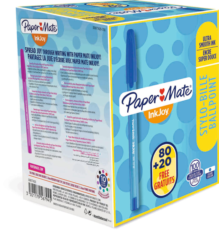 S0977420 Paper Mate | Paper Mate Blue, 1 mm Tip Size | 874-9646 | RS