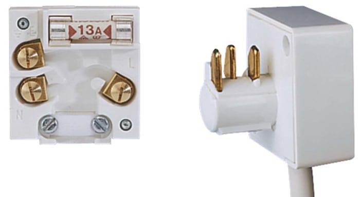 AP13-WH Electrak | Clavija Electrak de 2P+E de color Blanco, para Reino ...