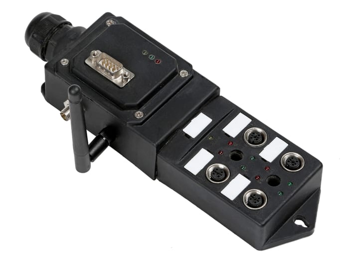 RS PRO | RS PRO Sensor Box, M12, 5 way, 4 port | 877-1233 | RS Components