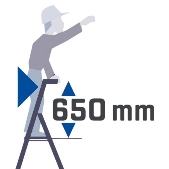 02370004 TUBESCA | TUBESCA Anodised Aluminium 4 steps Step Ladder, 0 ...