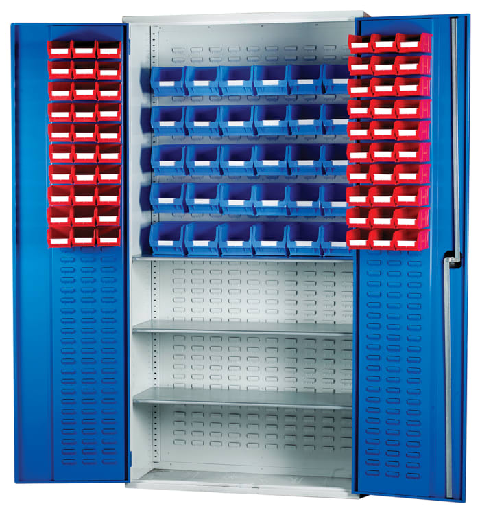 RS PRO | RS PRO Steel Lockable Storage Cabinet, 2000 x 1015 x 430mm ...