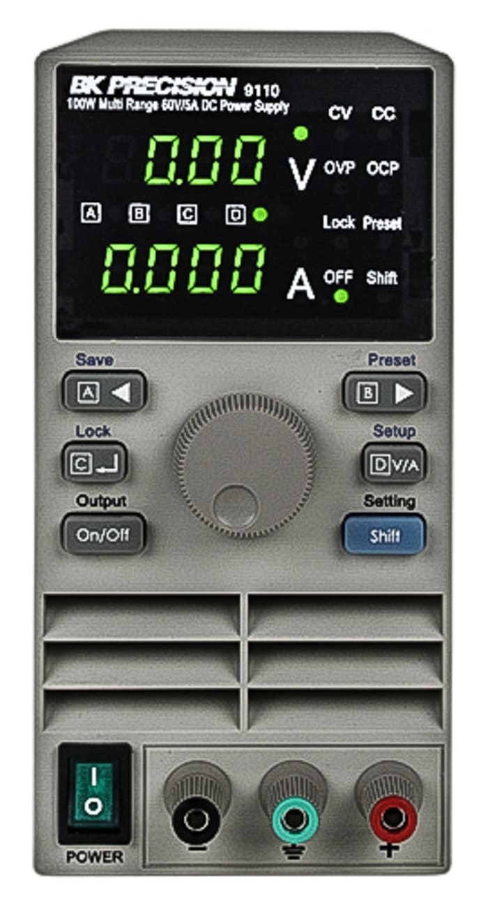 BK9110 BK Precision | BK Precision Digital Bench Power Supply, 0 → 60V, 5A, 1-Output, 100W | 878 ...
