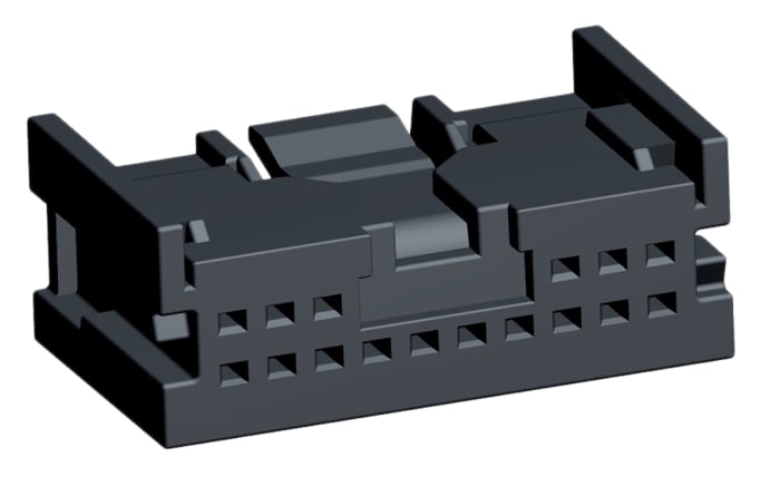 34824-0160 Molex | Molex, Mini50 Automotive Connector Socket Black Free Hanging 16 Way, Crimp ...