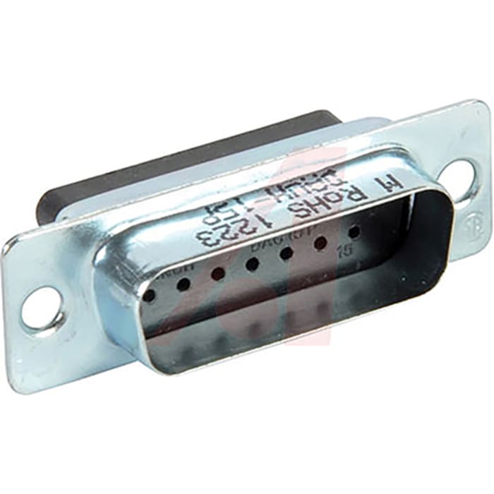 DAUH-15P Cinch | Cinch DAUH 15 Way Panel Mount D-sub Connector Plug ...