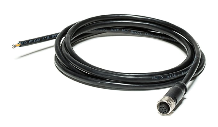 T128391ACC FLIR | FLIR Straight Female 8 way M12 to 8 way Unterminated ...
