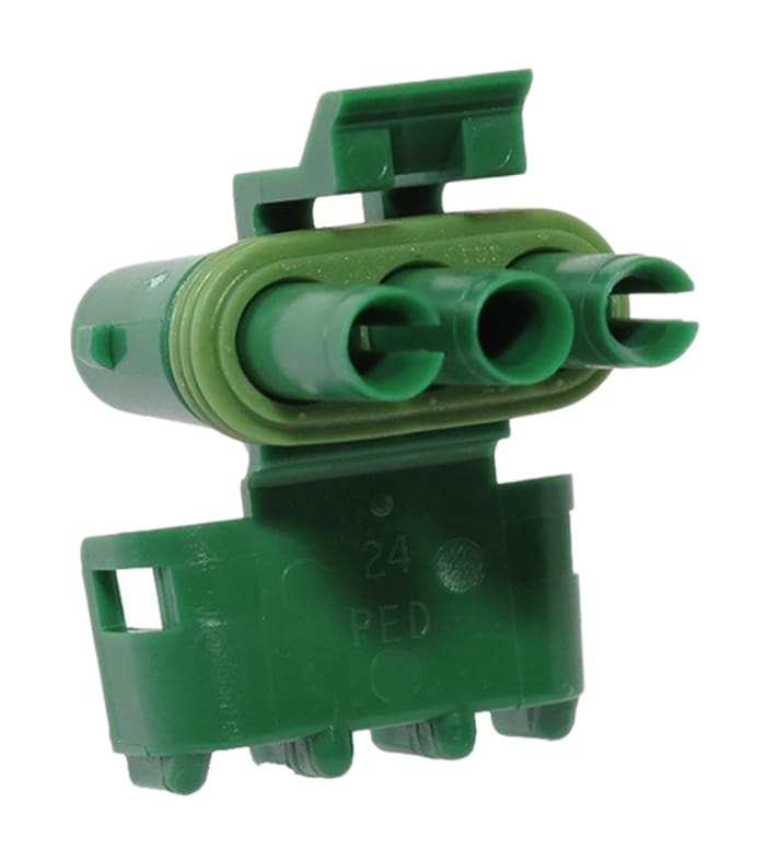 12020403 Delphi | Delphi, Weather-Pack Automotive Connector Plug Green ...