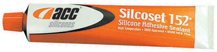 Silcoset 152 Acc Silicones | Acc Silicones White Sealant Paste 75 ml Tube | 901-5672 | RS