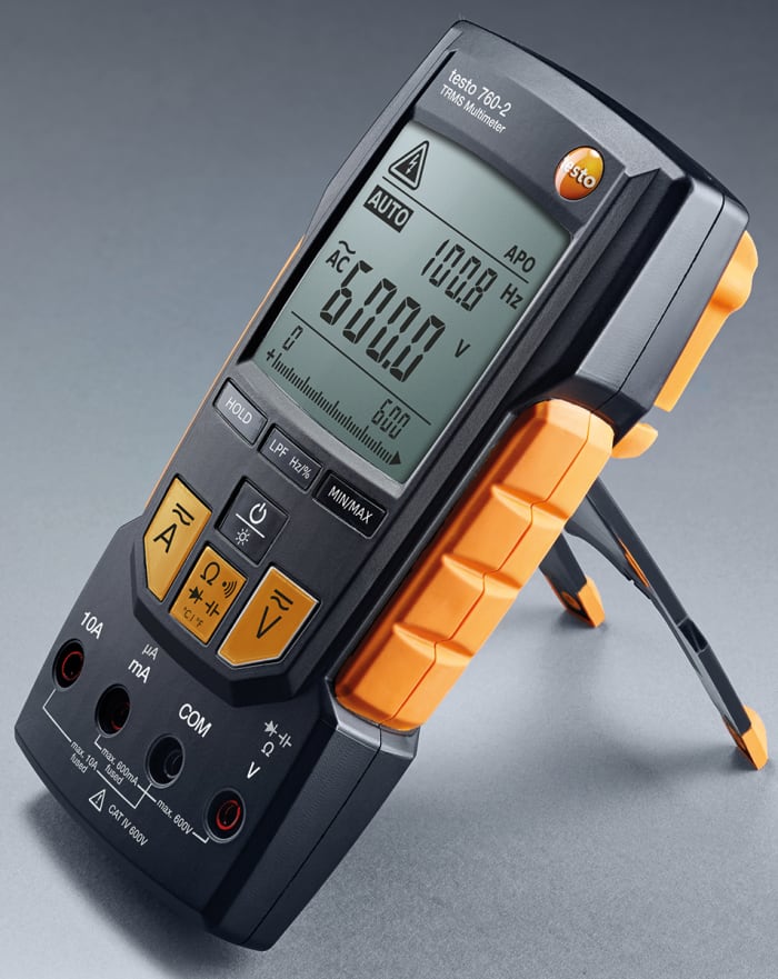 0590 7602 Testo | Testo 760-2 Handheld Digital Multimeter, True RMS ...