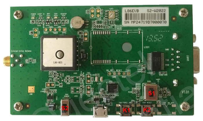L86EBV-KIT Quectel | Quectel L86 GLONASS (GNSS), GPS Evaluation Board ...