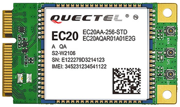 EC20EA-MINIPCIE Quectel | Quectel LTE Module EC20EA-MINIPCIE | 170-9187 ...