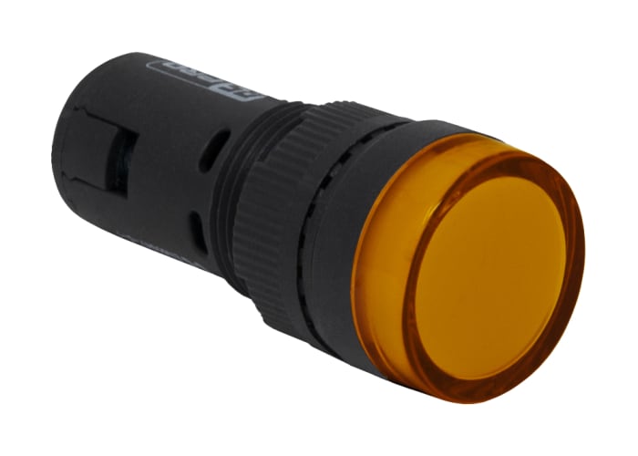 RS PRO | RS PRO, Panel Mount Yellow LED Pilot Light Complete, 16mm ...