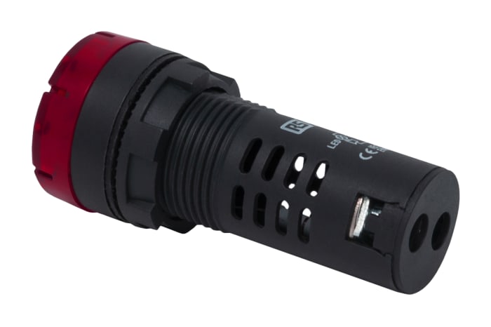RS PRO | RS PRO, Panel Mount Red LED Pilot Light, 22mm Cutout, IP30 ...