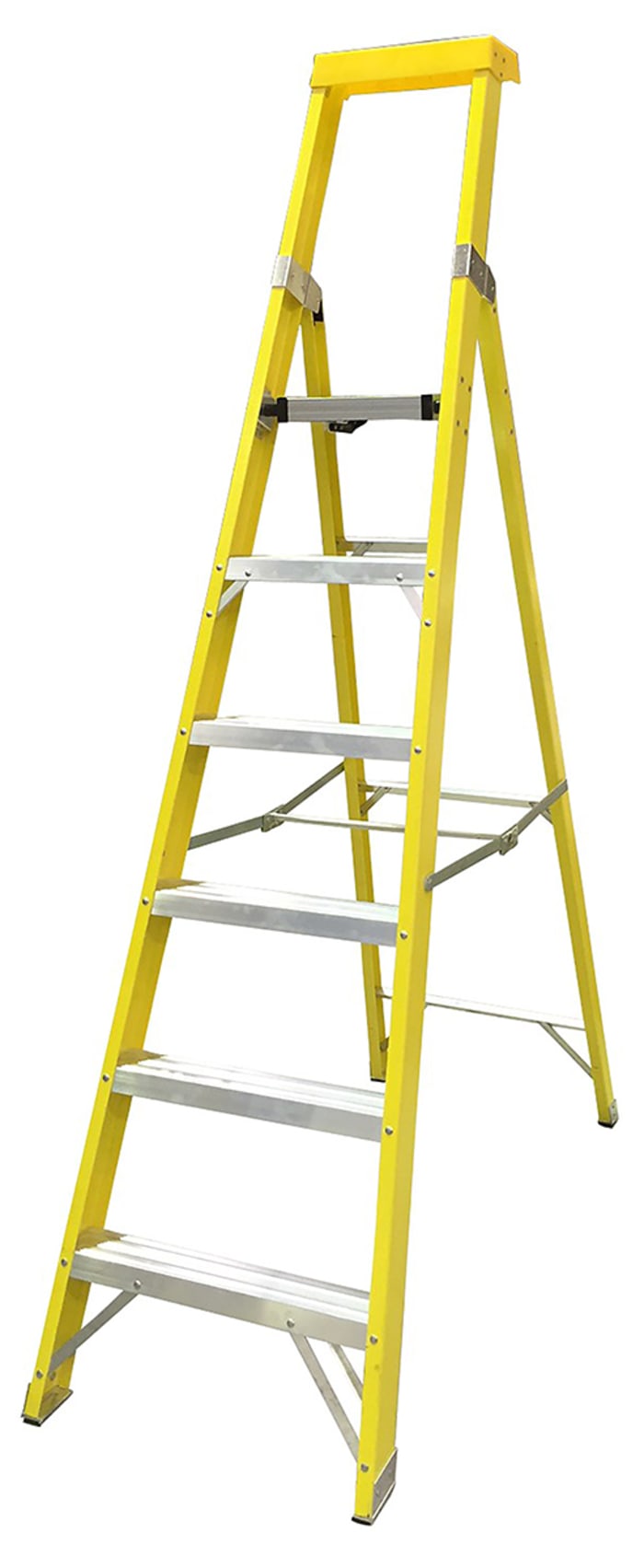RS PRO | RS PRO Fibreglass 6 steps Step Ladder, 1.41m platform height ...