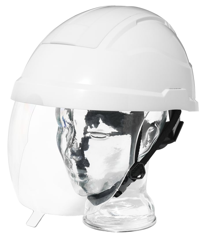 TC42ESBB Penta | Penta White Electrician Helmet with Chin Strap ...