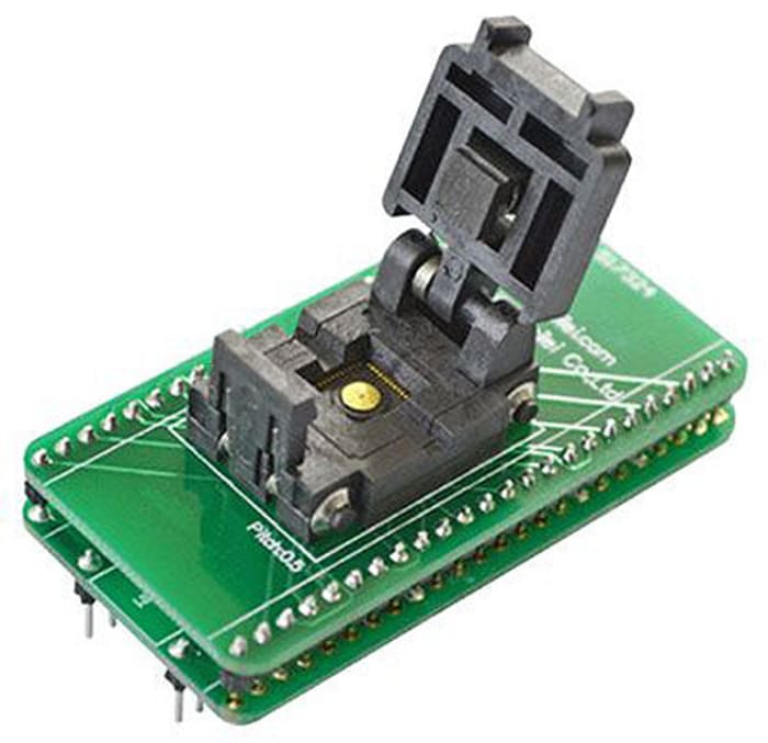 ADA-QFN44 Seeit | Seeit Straight SMT Mount IC Socket Adapter, 44 Pin ...