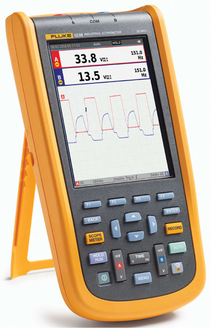 FLUKE-123B/UK Fluke | Fluke 123B ScopeMeter 120B Series, 20MHz Handheld ...
